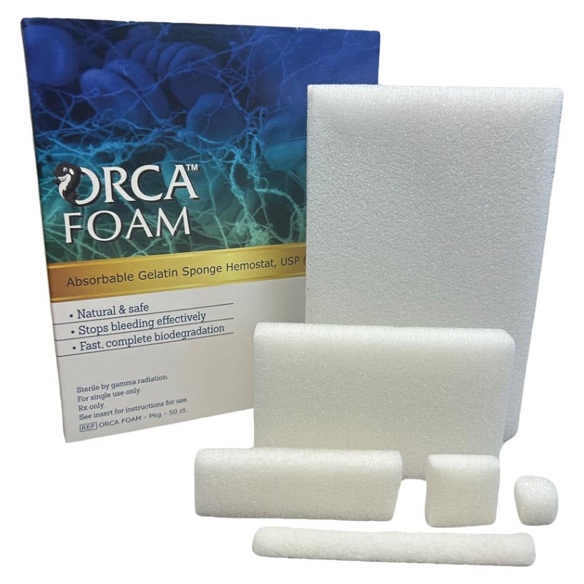 ORCA Foam Absorbable Gelatin Sponge Hemostat — Avtec Surgical