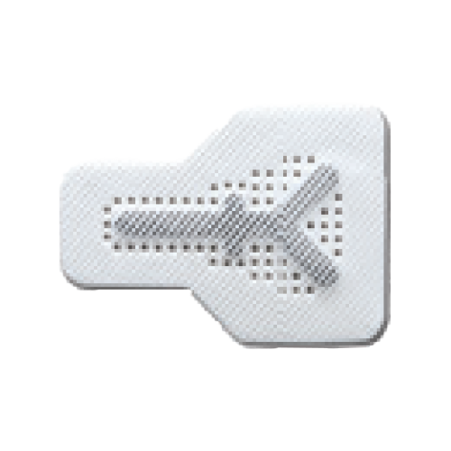 Cytoflex Perforated Ti-Enforced Bucal PTFE Membrane (19mm x 26mm) 1/Bo ...