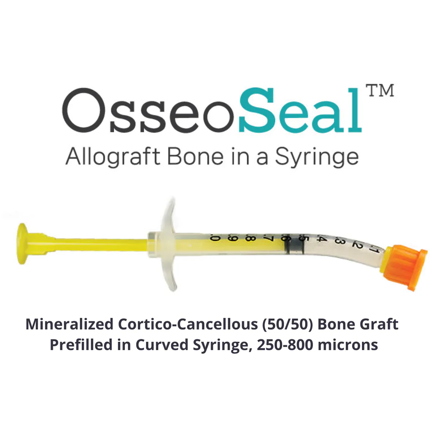 OsseoSeal™ Syringe - Mineralized Cortical Cancellous Bone .25-.8mm [0 ...